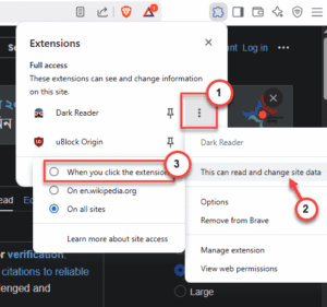 Brave browser high CPU and RAM usage in Windows 11