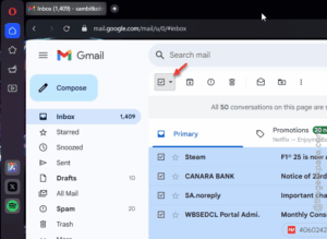 Select all conversations missing in Gmail - How to fix