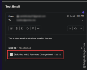 How to attach an email to another email