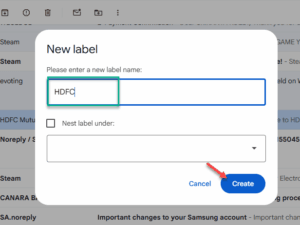 How to remove an email from inbox after labelling it