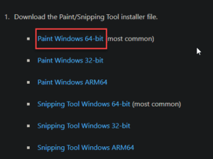 MS Paint not working on Windows - How to fix