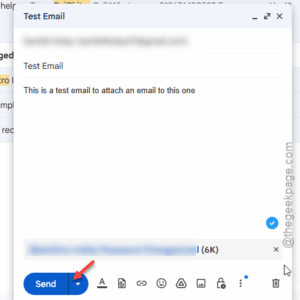 How to attach an email to another email