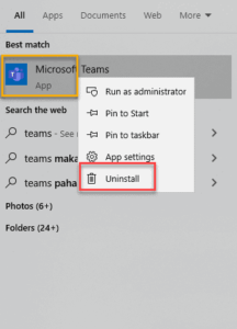 Microsoft Teams Installation has failed Error - How to fix