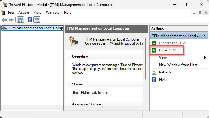 BitLocker Error E_FVE_TPM_NOT DETECTED on Windows 11 - Fix