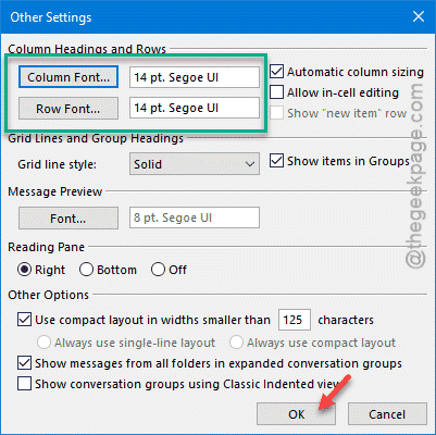 Outlook Fonts too small? Here how to change Fonts Globally in MS Outlook
