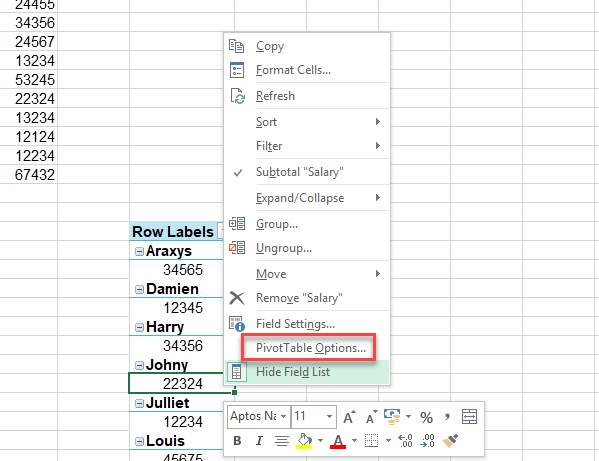 Pivot Table Not Refreshing Automatically After Source Data Change in ...