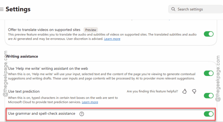 How to Fix Microsoft Edge Spell Check Not Working on Windows 11